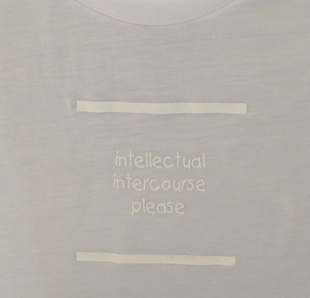 "INTELLECTUAL" T-Shirt White – dirtymilk